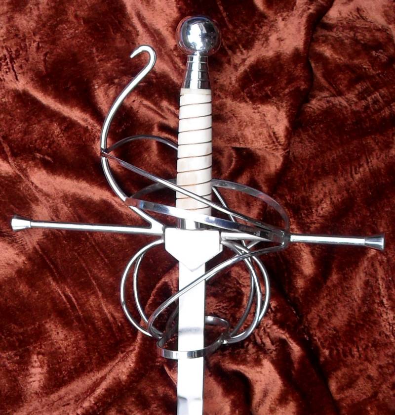 Steel Swept Hilt Rapier (Bone Handle) - DISCONTINUED – Esford Armoury