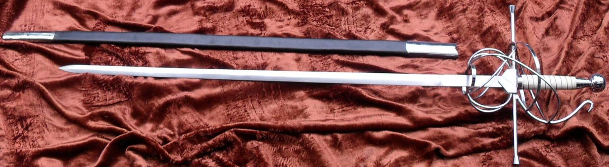 Steel Swept Hilt Rapier (Bone Handle) - DISCONTINUED – Esford Armoury