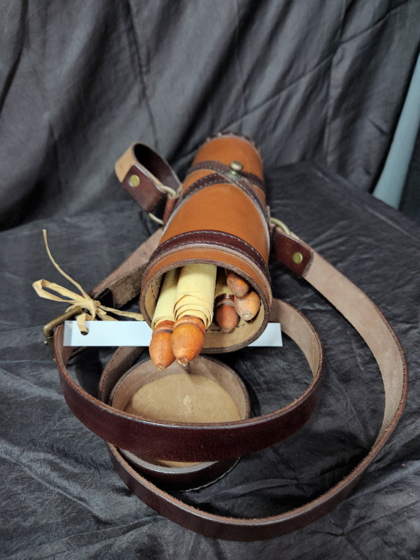 Roman Leather Capsa (Scroll Holder) – Esford Armoury