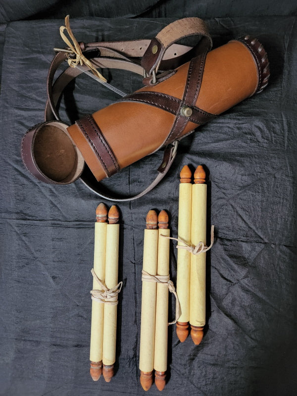 Roman Leather Capsa (Scroll Holder) – Esford Armoury